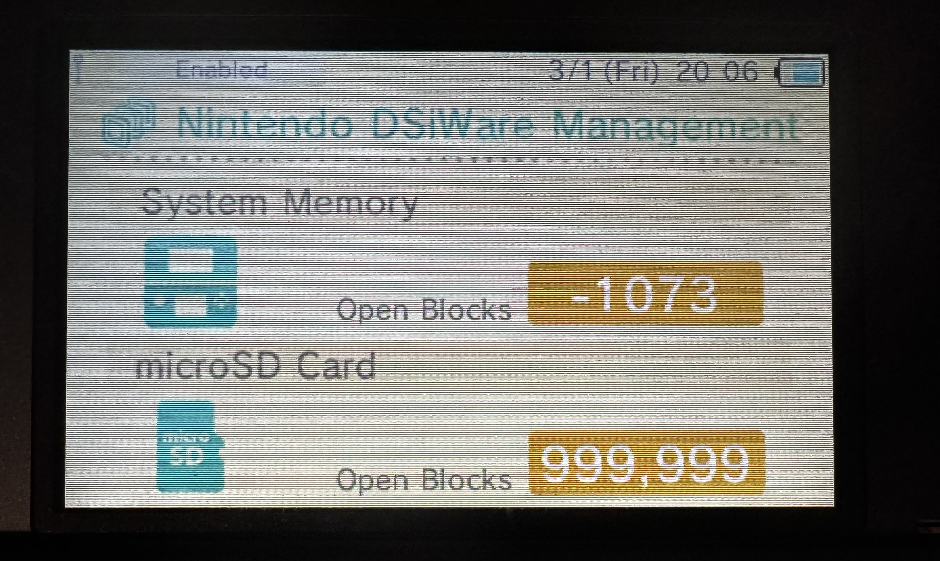 How I manually resized TWLNAND on my 3DS | ihaveahax's thing